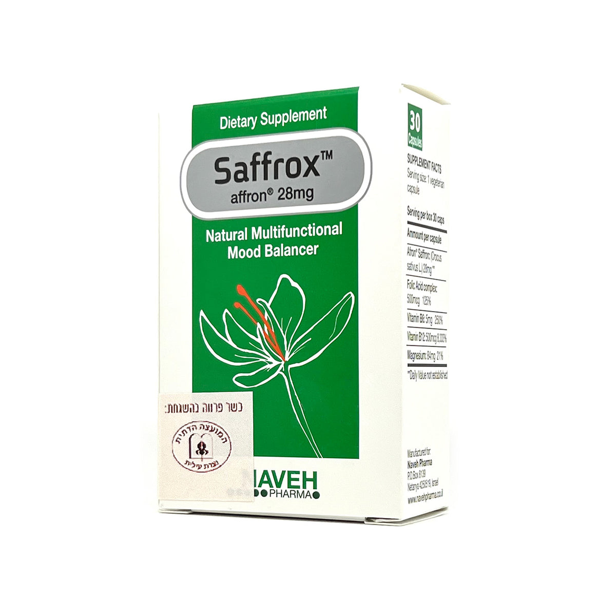 Saffrox, 30 capsules - Natural Mood Booster Saffrox, 30 capsules - Natural Mood Booster