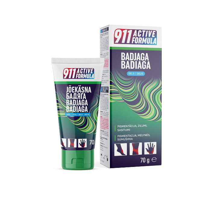 911 Active Formula Badjaga Gel, 70 g