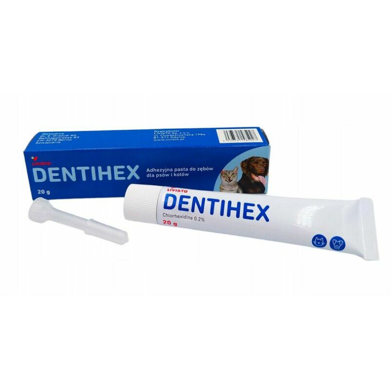 Dentihex, 20 g - Adhesive Toothpaste for Dogs and Cats