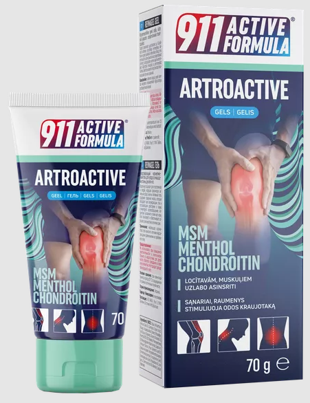 911 Active Formula Arthroactive Gel, 70 g