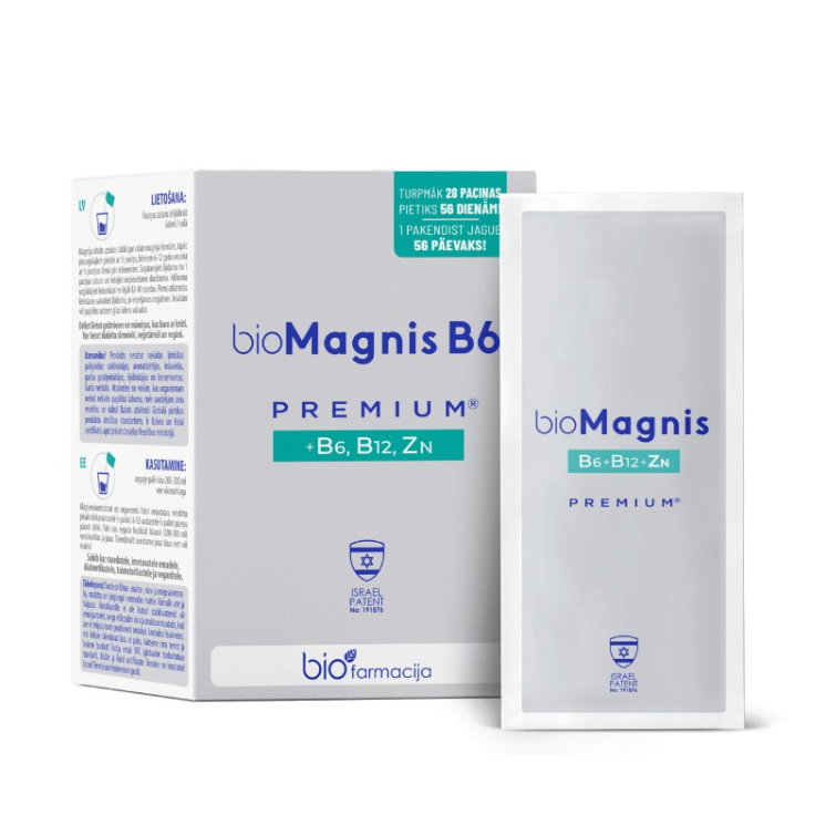 Bio Magnis B6 Premium Powder, 28 packets