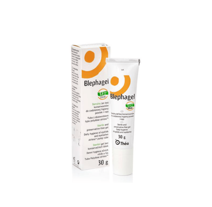 Thea Blephagel Gel for Hygiene of Eyelids and Eyelashes, 30 g