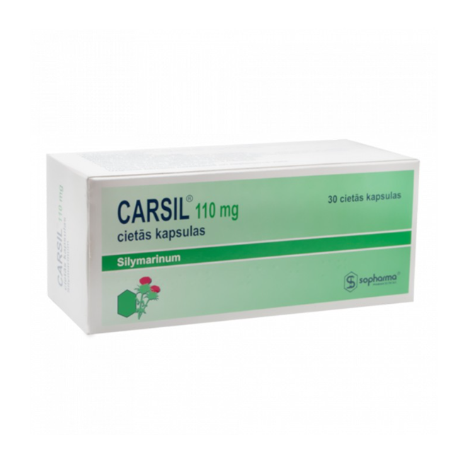 Carsil 110 mg, 30 capsules - for Liver Health