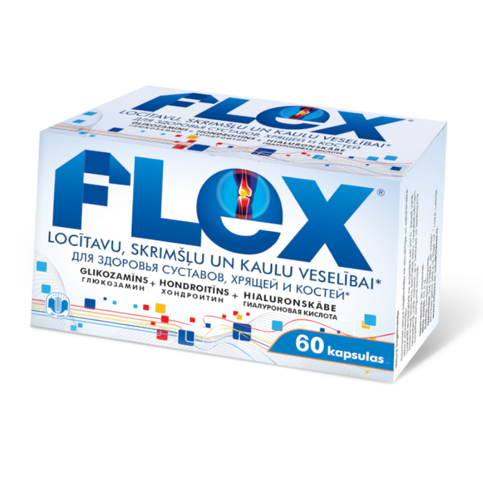 Flex, 60 capsules - for bone and joint health