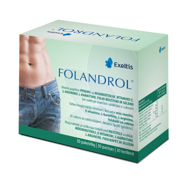 FOLANDROL, 30 sachets - Supplement for men's wellness