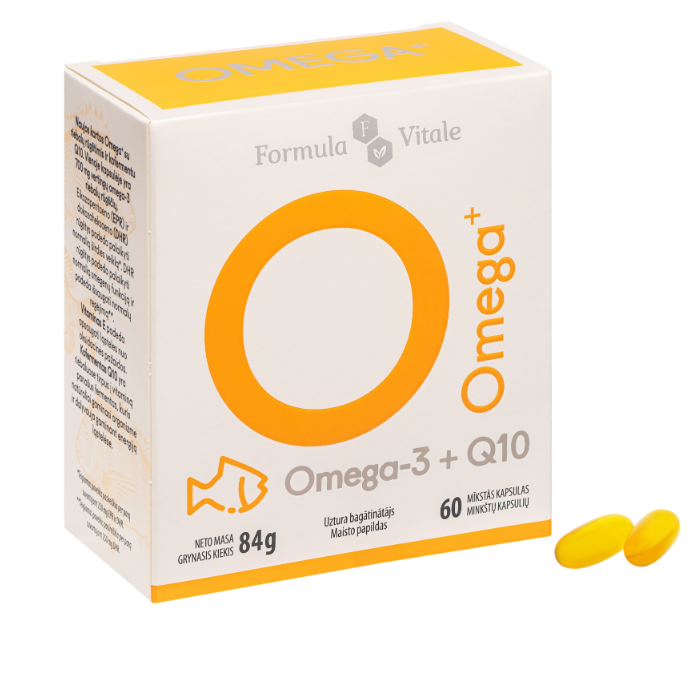 Formula Vitale Omega+Q10, 60 capsules