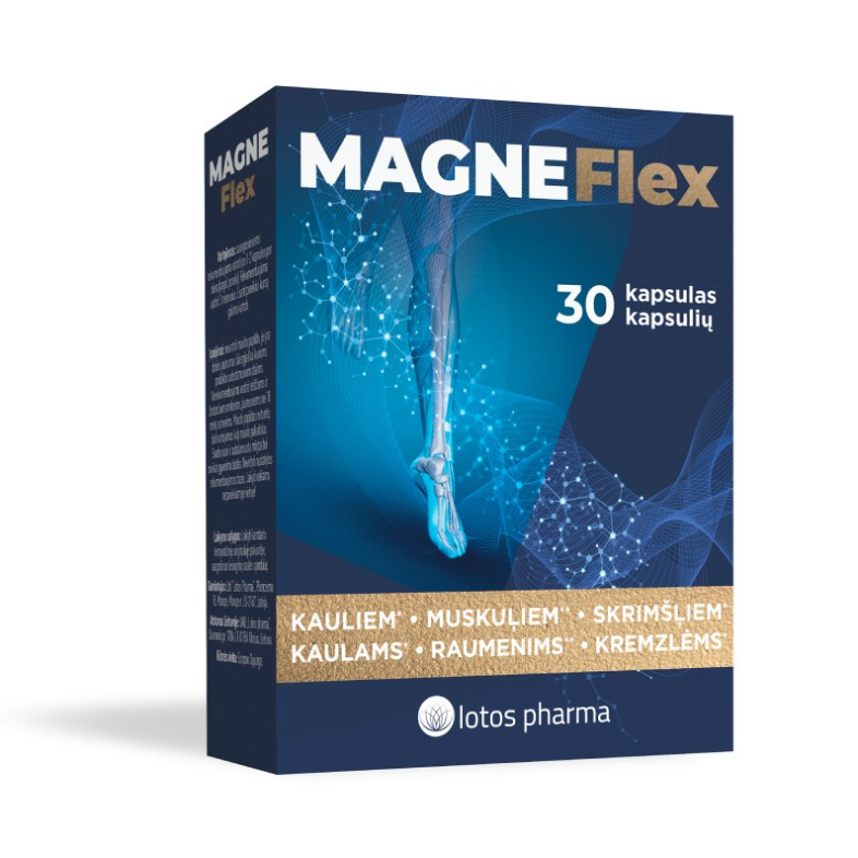 MAGNEFlex, 30 capsules - for muscle, bone, joint health