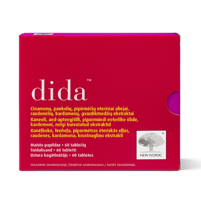 New Nordic Dida, 60 tablets - for digestive comfort & well-being