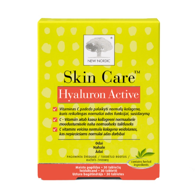 Skin Care Hyaluron Active, 30 tablets