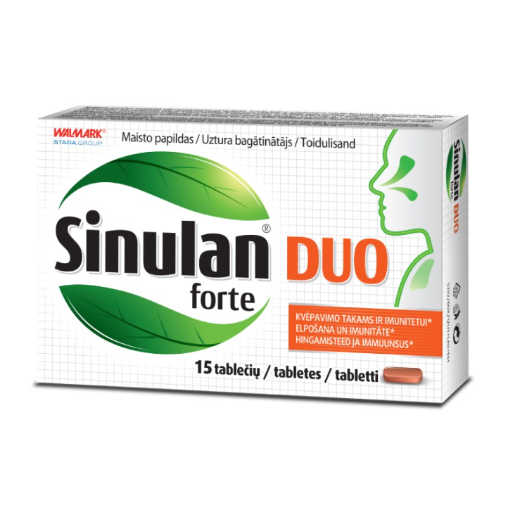 Sinulan DUO Forte, 15 tablets