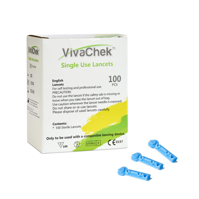 Lancets Vivachek Ino - Blood Glucose Testing, 100 pcs
