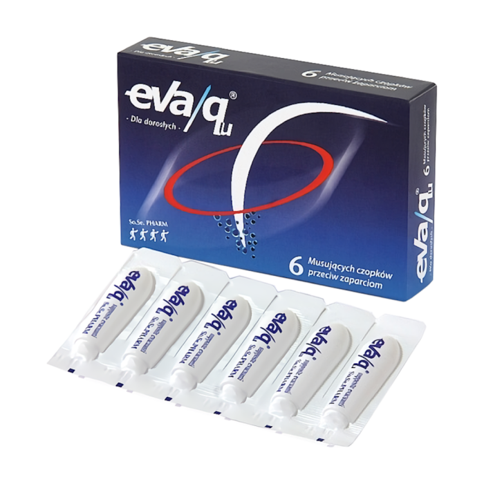 Eva/qu Rectal Suppositories, 6 pcs