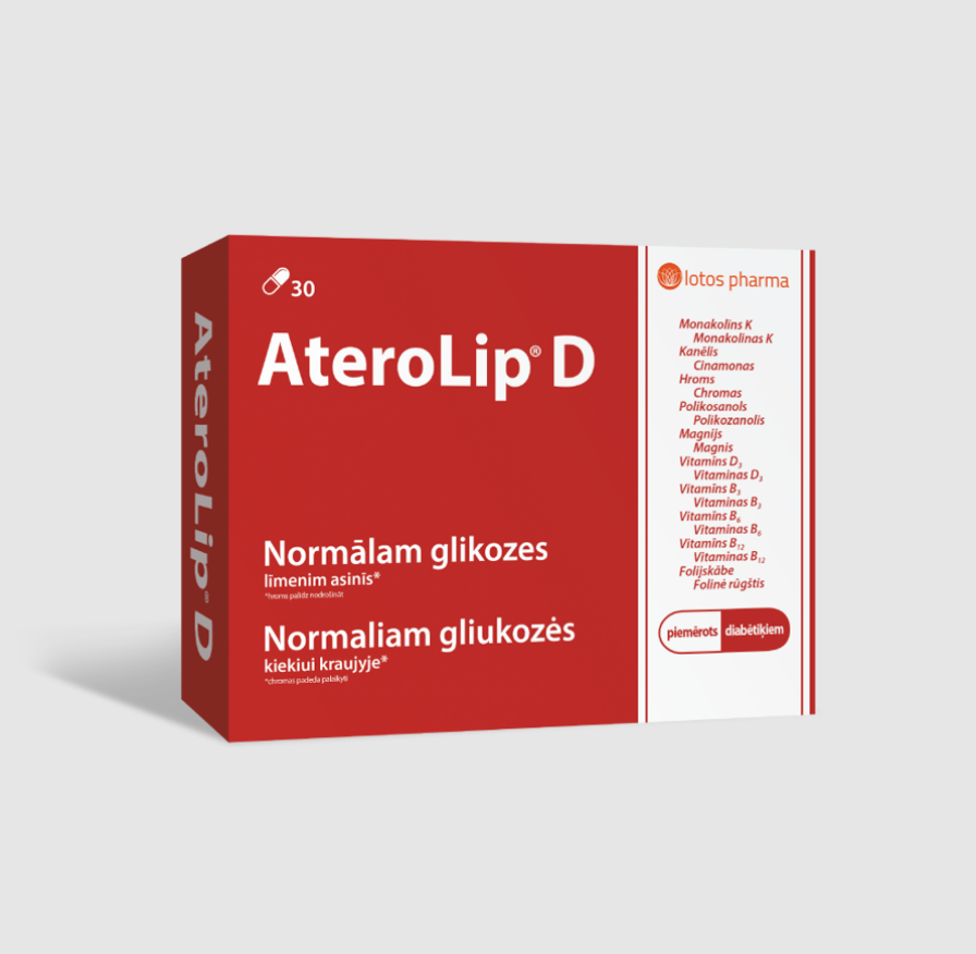 Aterolip D, 30 capsules - Cholesterol Support