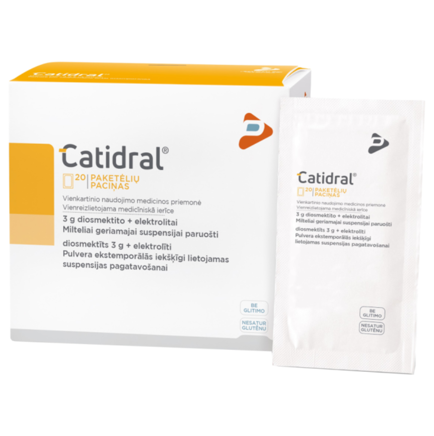 Catidral Powder, 20 packets for Diarrhea
