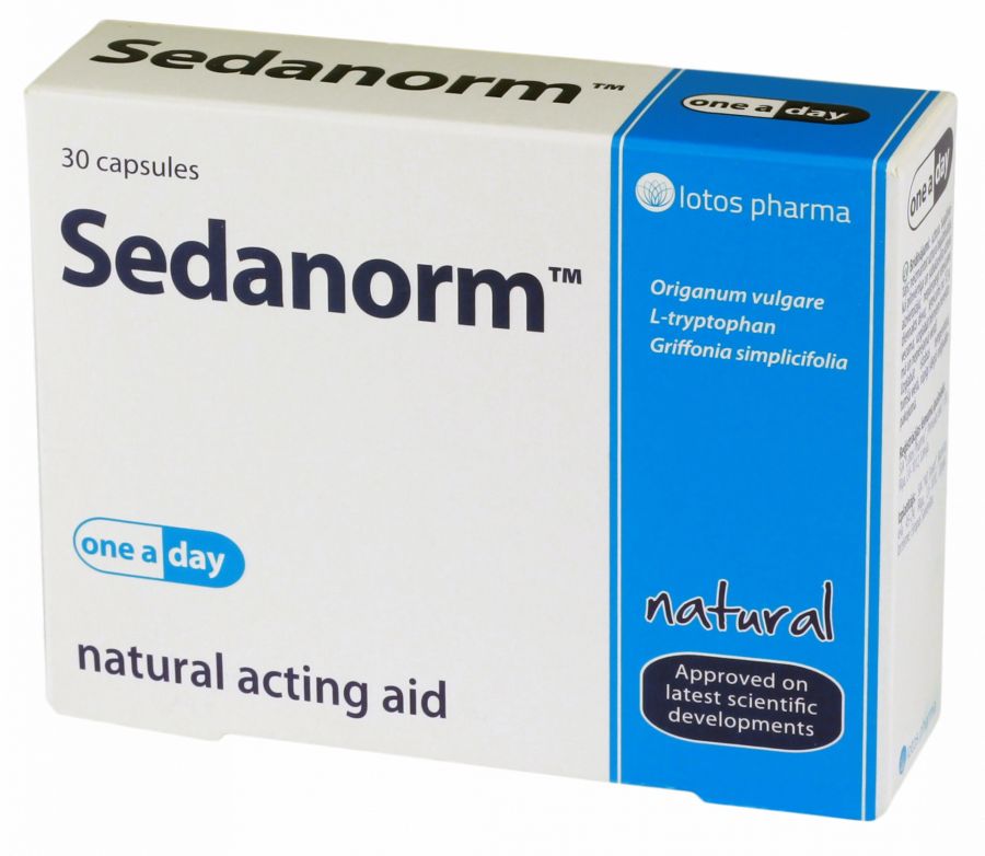 Sedanorm, 30 capsules for Nervous System and Brain Health