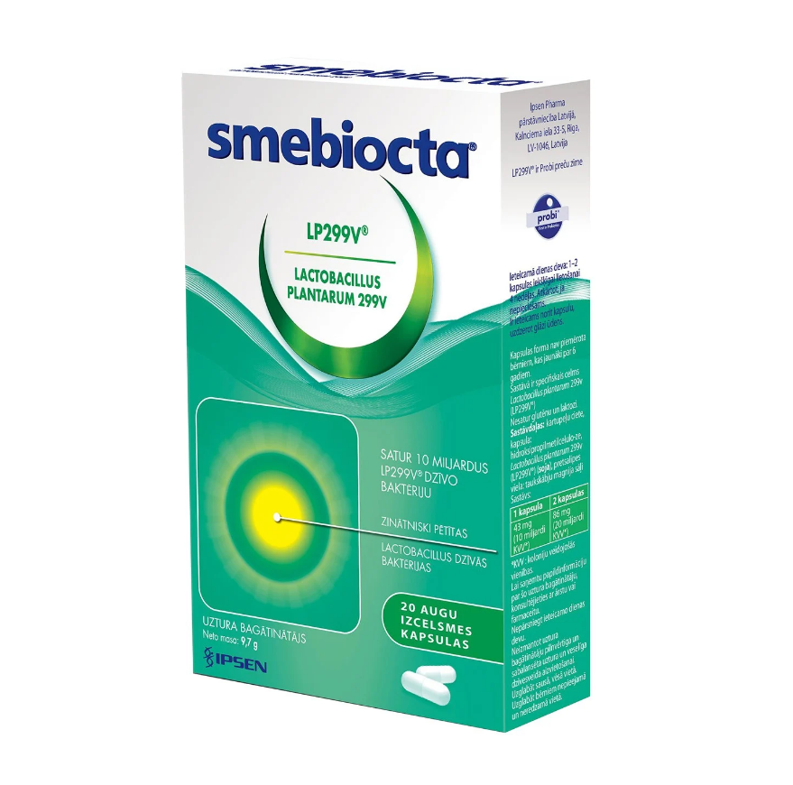 Smebiocta, 20 capsules for Digestive Well-being